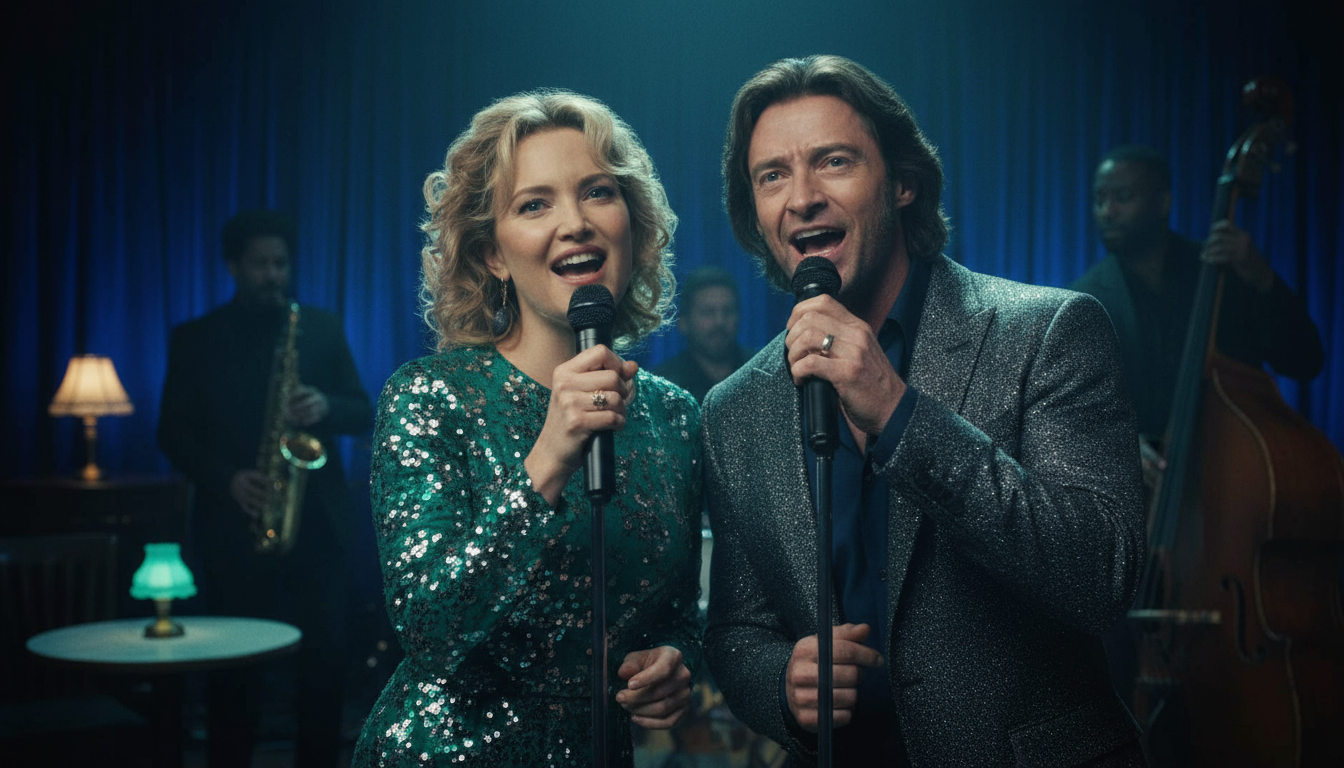 Hugh Jackman and Kate Hudson Dazzle in Song Sung Blue